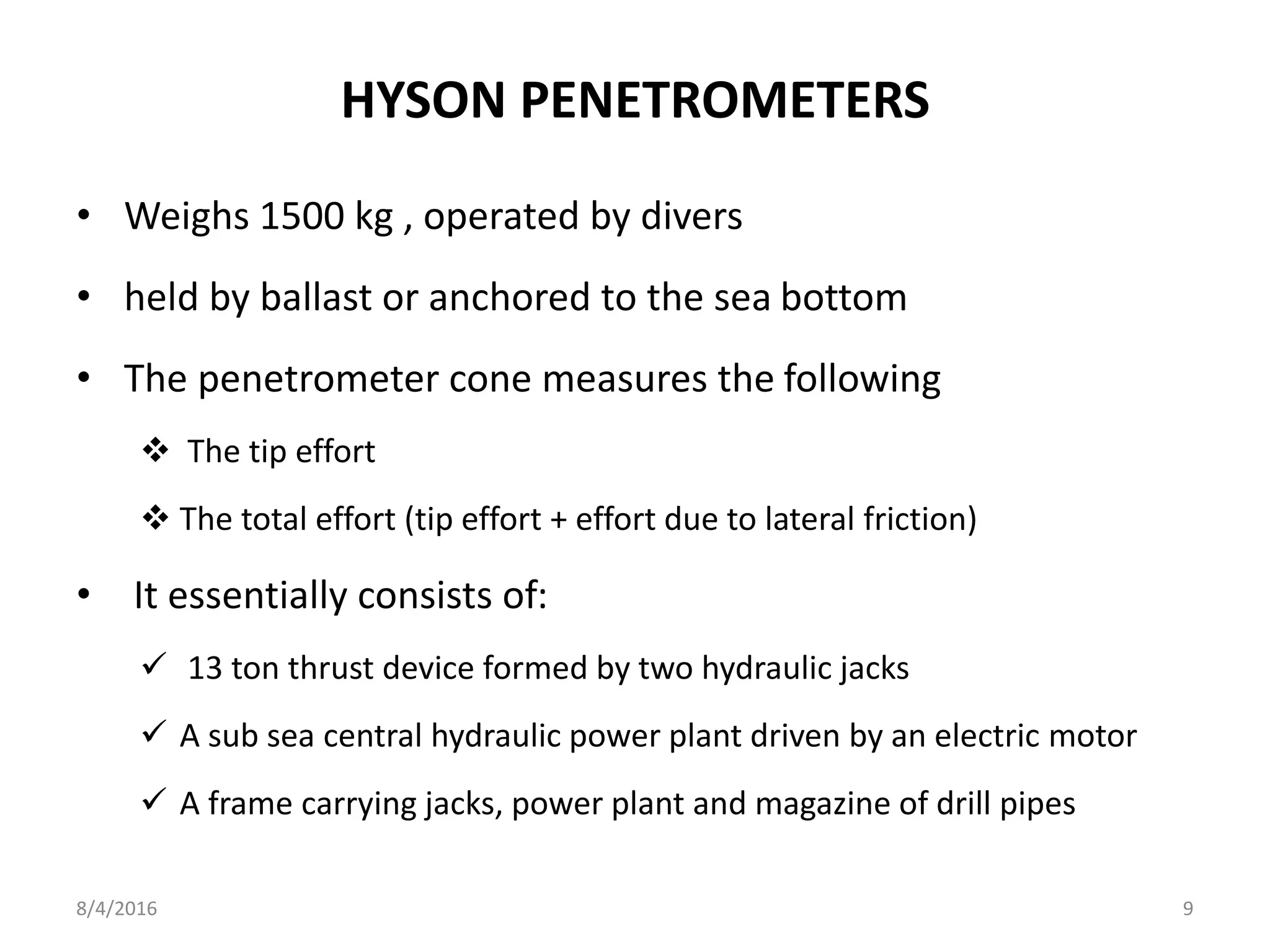 Modular penetrometers | PPTX