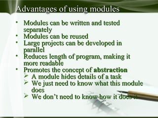Modular programming | PPT