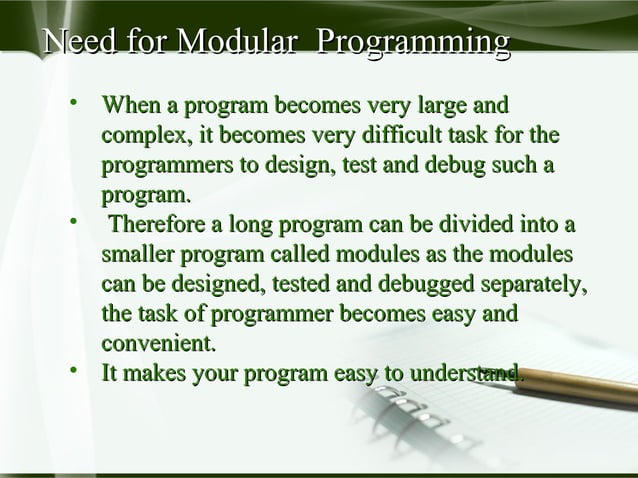 Modular Programming Ppt