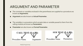 Modular programming | PPTX