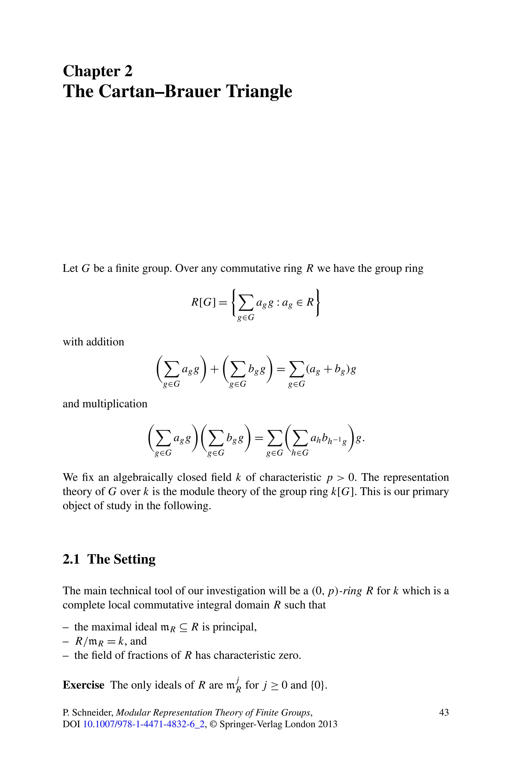 Modular Representation Theory Of Finite Groups Pdf