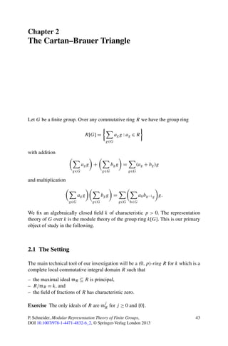 Modular representation theory of finite groups | PDF