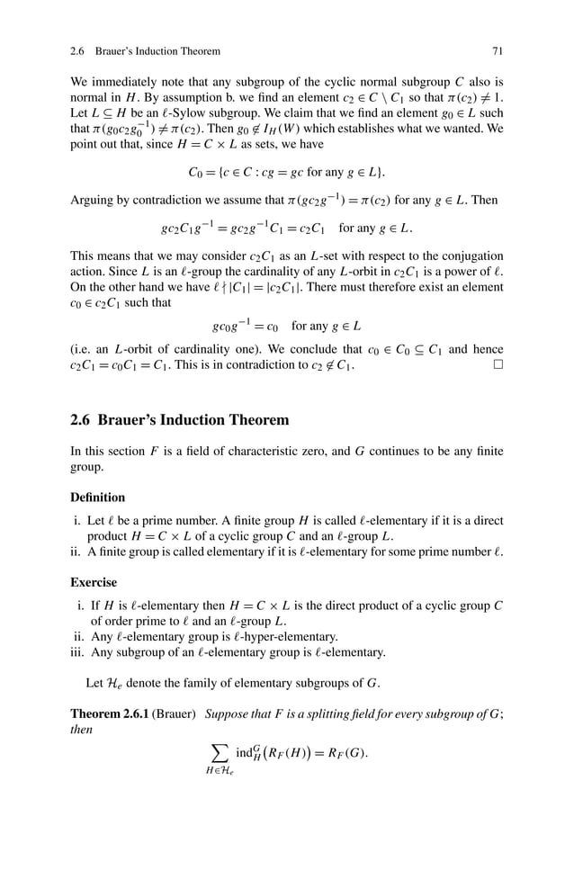 Modular Representation Theory Of Finite Groups Pdf