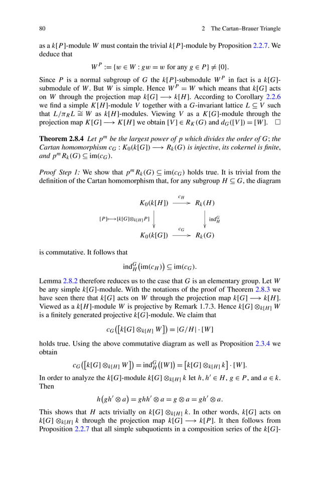 Modular Representation Theory Of Finite Groups Pdf
