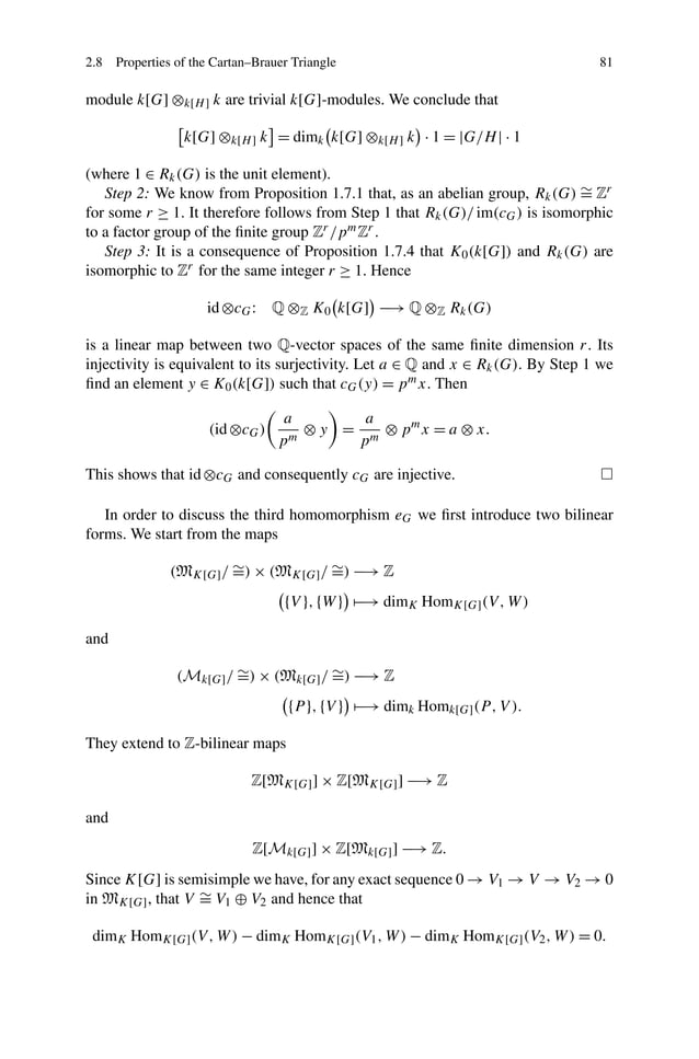 Modular representation theory of finite groups | PDF