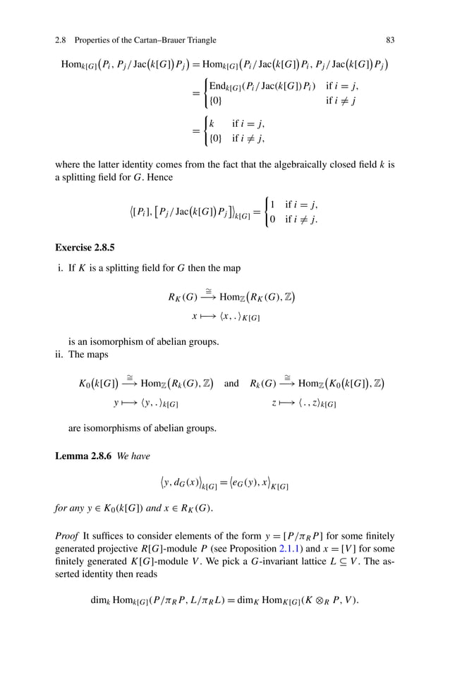 Modular representation theory of finite groups | PDF