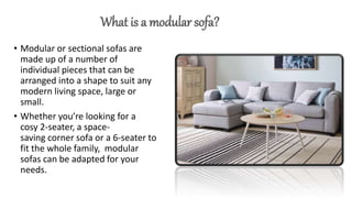 Modular sofa | PPT