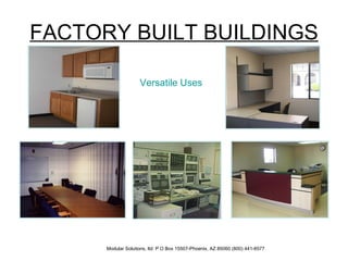 Modular Solutions Introduction | PPT | Construction Industry | Industries
