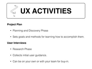 Modular UX Process | PPT