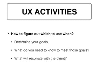 Modular UX Process | PPT