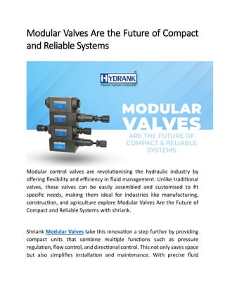 Modular Valves Are the Future of Compact and Reliable Systems.pdf