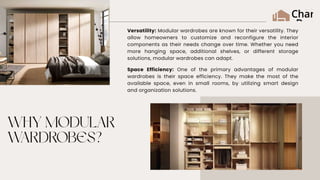 Modular Wardrobe Design Ideas for Your Bathroom | PPTX | Interior ...