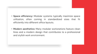 Modular Workstation Wonders for Your Office | PPTX