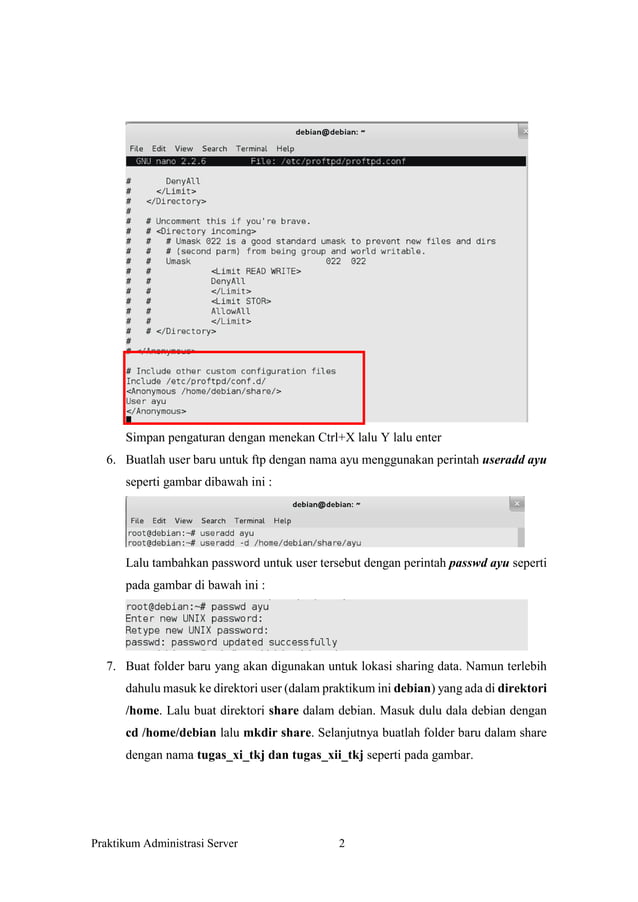 Modul praktikum install debian 6 dan 7 | PDF