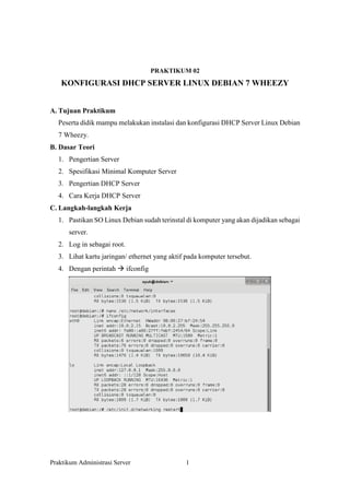 Modul praktikum install debian 6 dan 7 | PDF