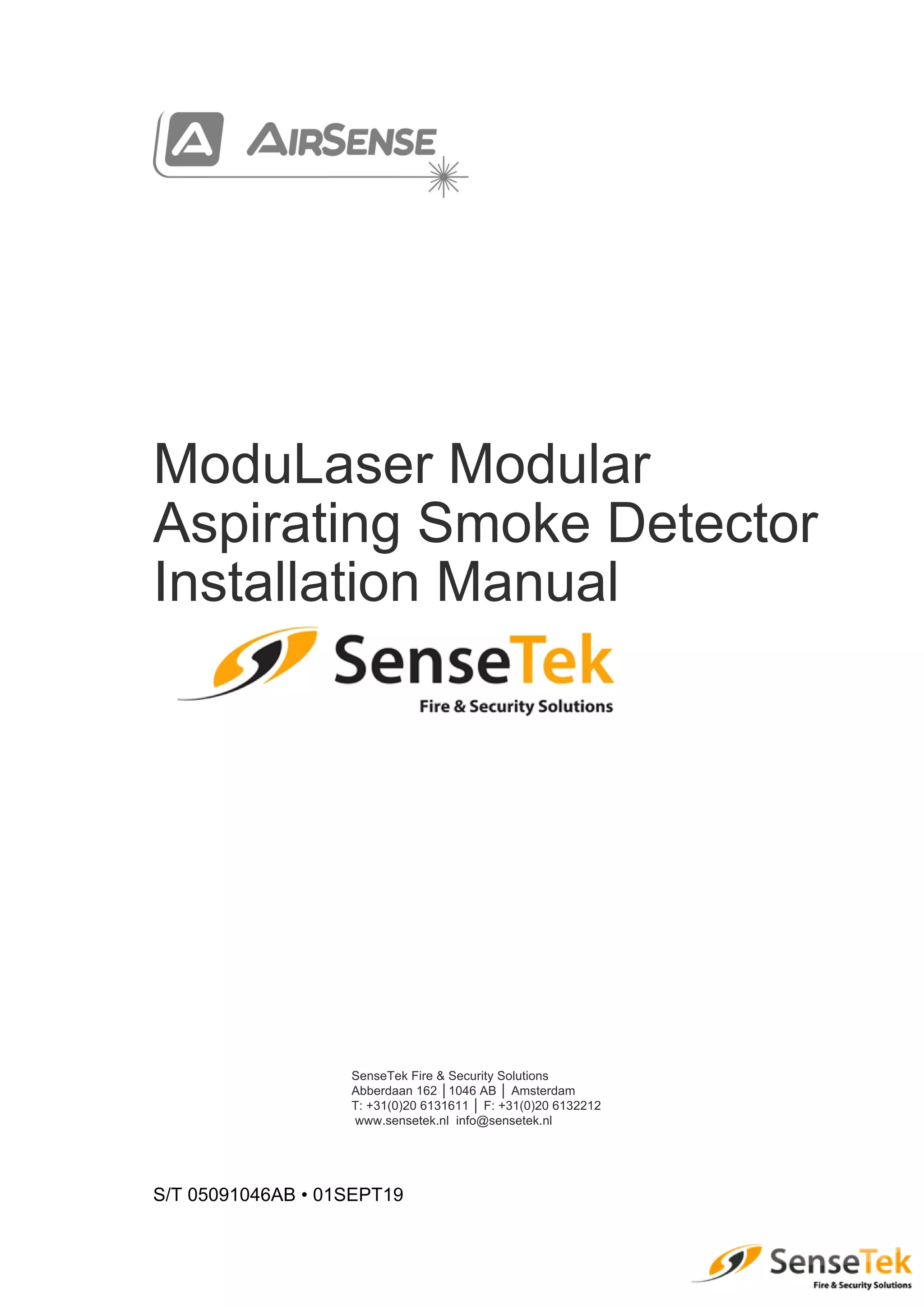 Stratos Modulaser installation manual SenseTek | PDF