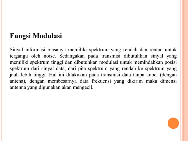 Modulasi | PPTX