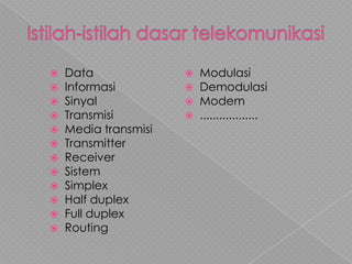 Modulasi demodulasi | PPTX