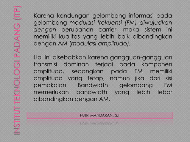 Modulasi demodulasi | PPTX