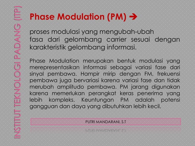 Modulasi demodulasi | PPTX