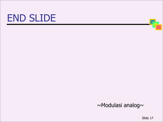 Modulasi analog | PPT