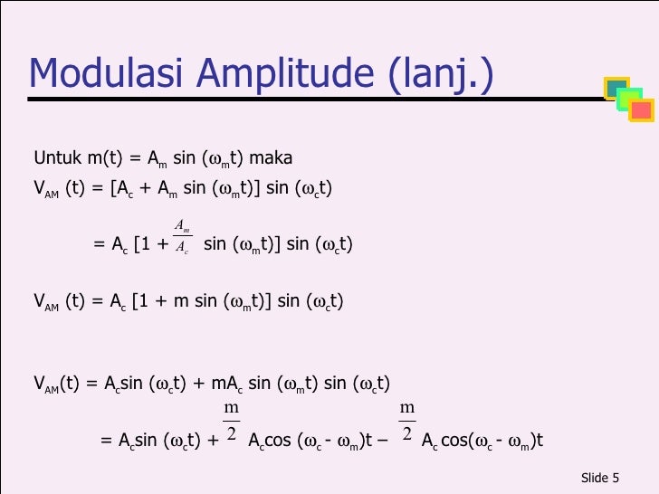Modulasi analog