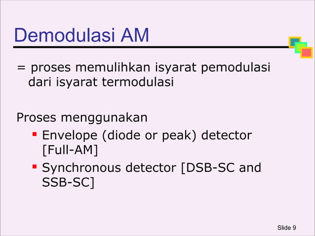 Modulasi analog | PPT