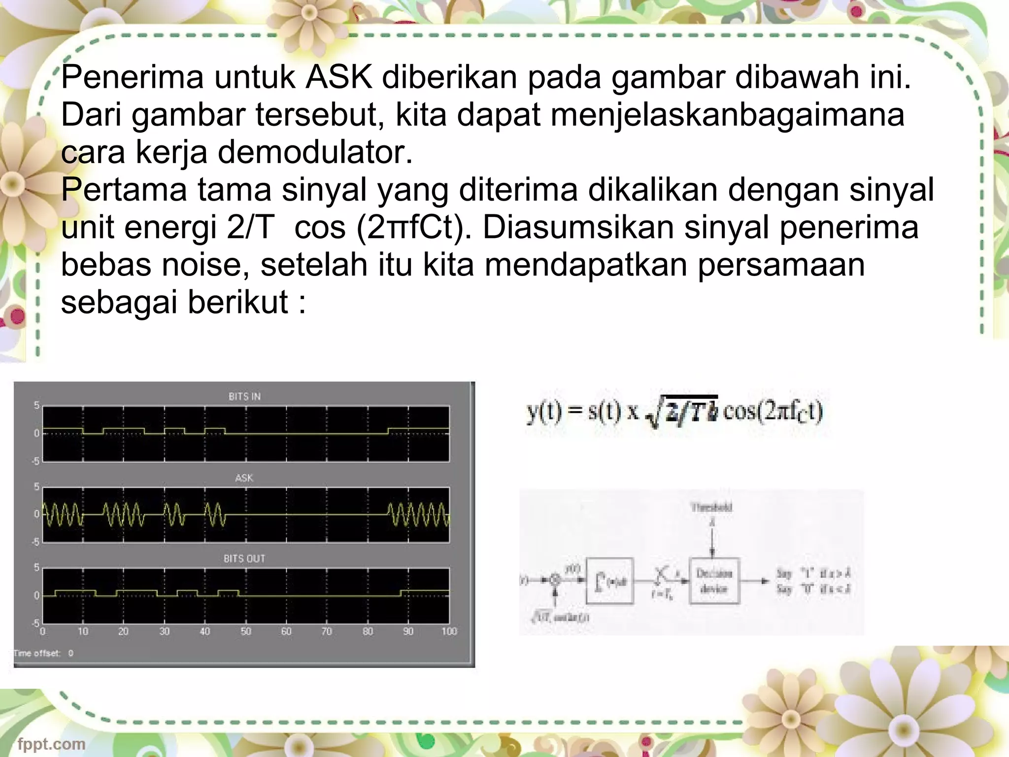 Modulasi digital ASK kelompok 2 | PPT