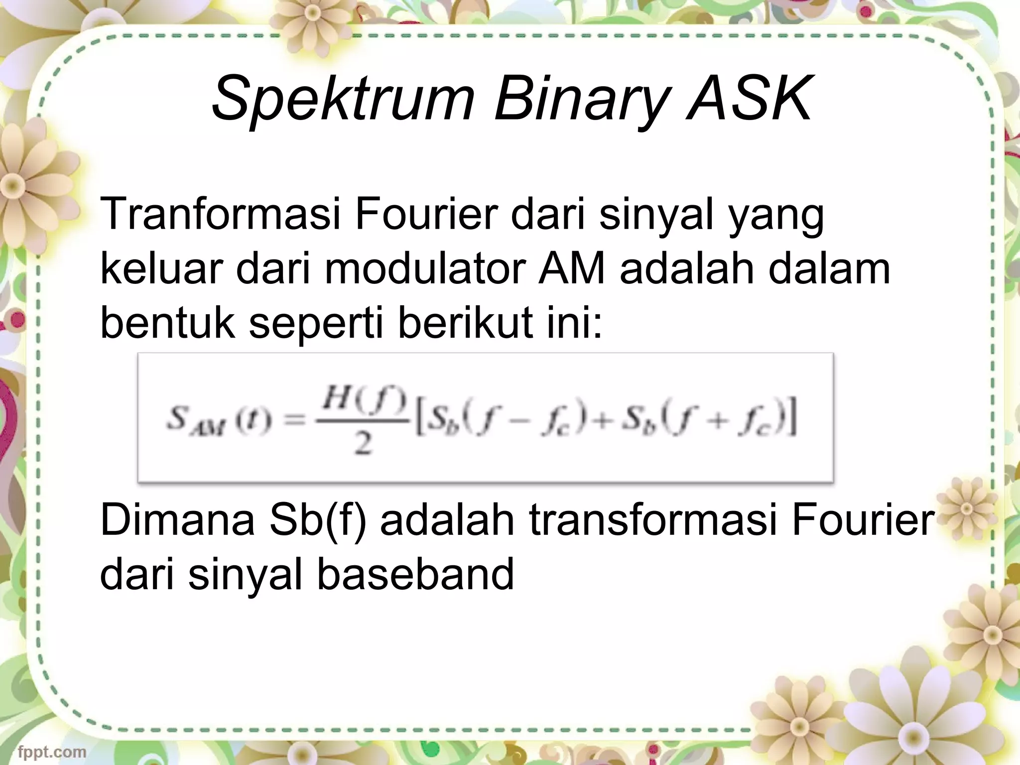Modulasi digital ASK kelompok 2 | PPT