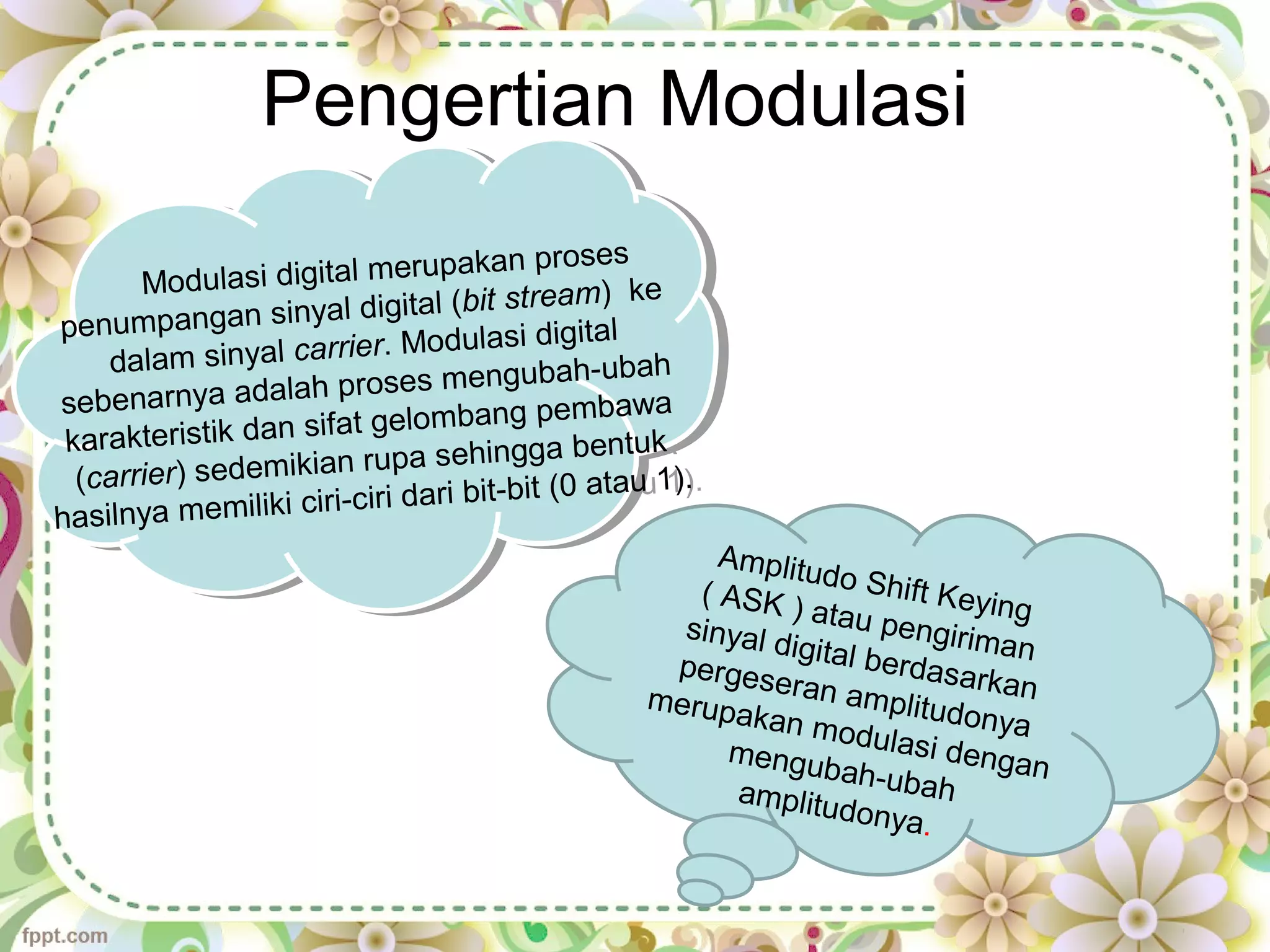 Modulasi digital ASK kelompok 2 | PPT
