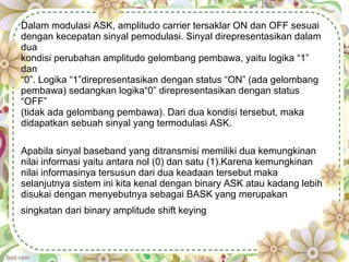 Modulasi digital ASK kelompok 2 | PPT
