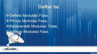 Modulasi frekuensi dan Modulasi Fase | PPTX