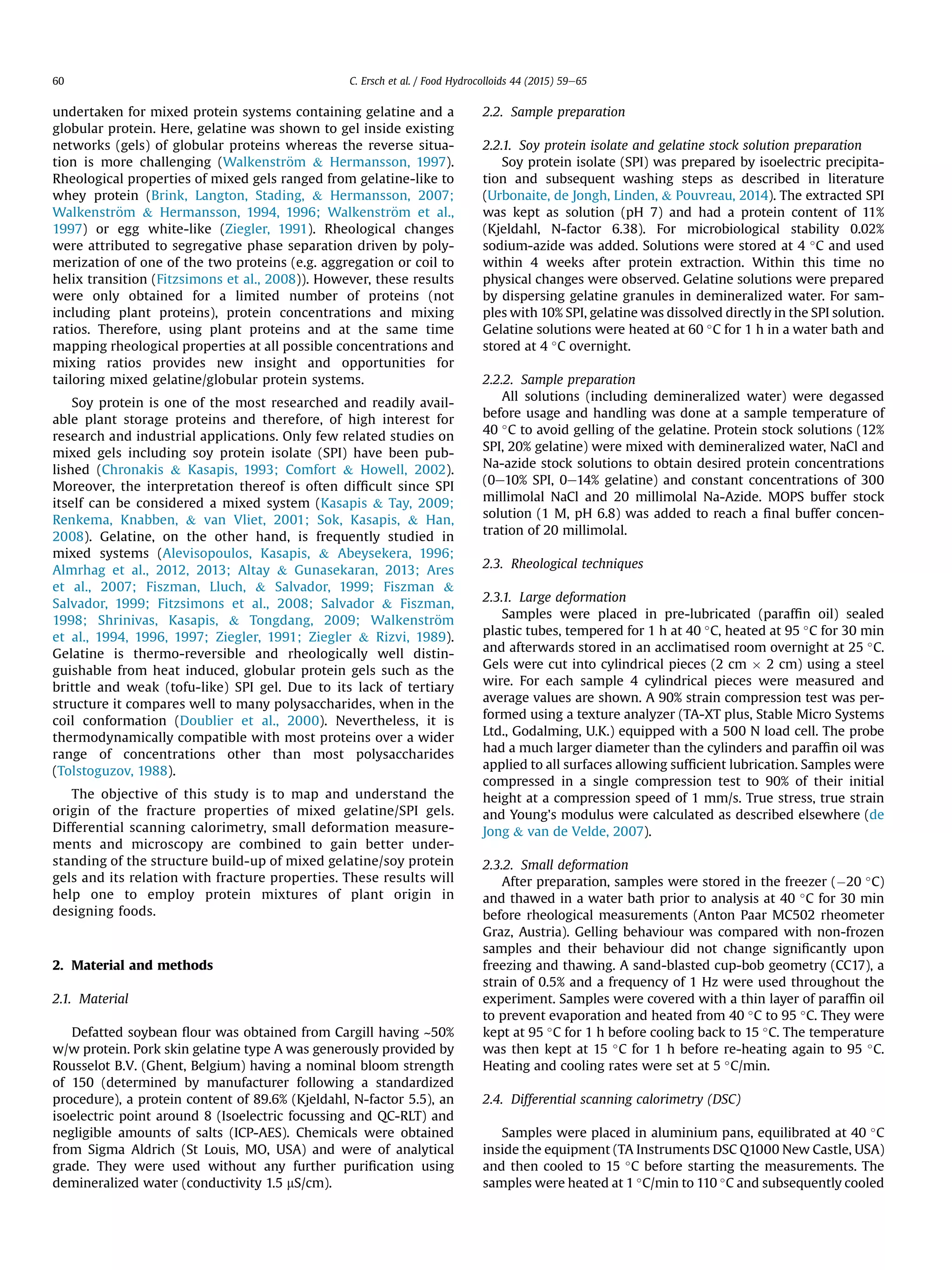Modulating fracture properties of mixed protein systems | PDF