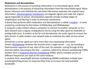 modulation.pptx | Digital Audio | Computer Software and Applications