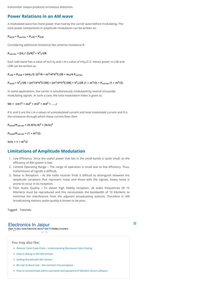 Modulation types-amplitude,frequency,phase modulation, | PDF Modulation types-amplitude,frequency,phase modulation, | PDF