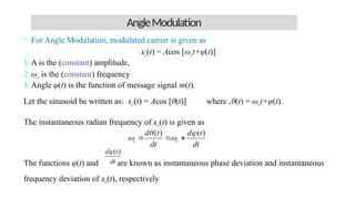 Modulation, AM, FM and PM Modulation, AM, FM and PM.pptx