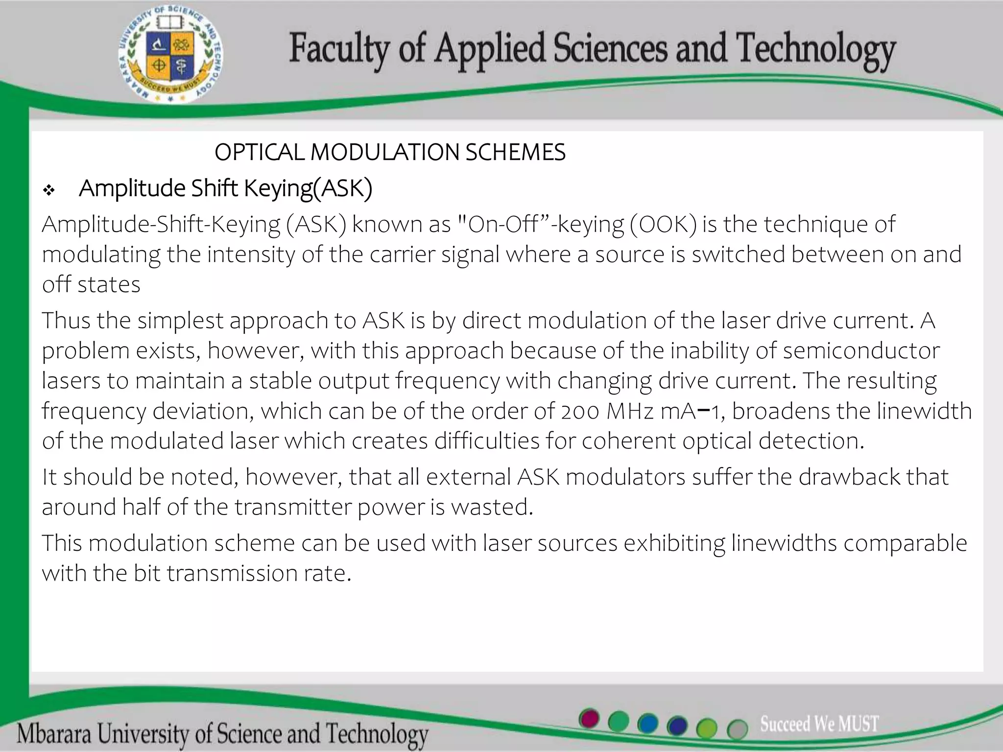 Modulation And Demodulation Schemes Ppt