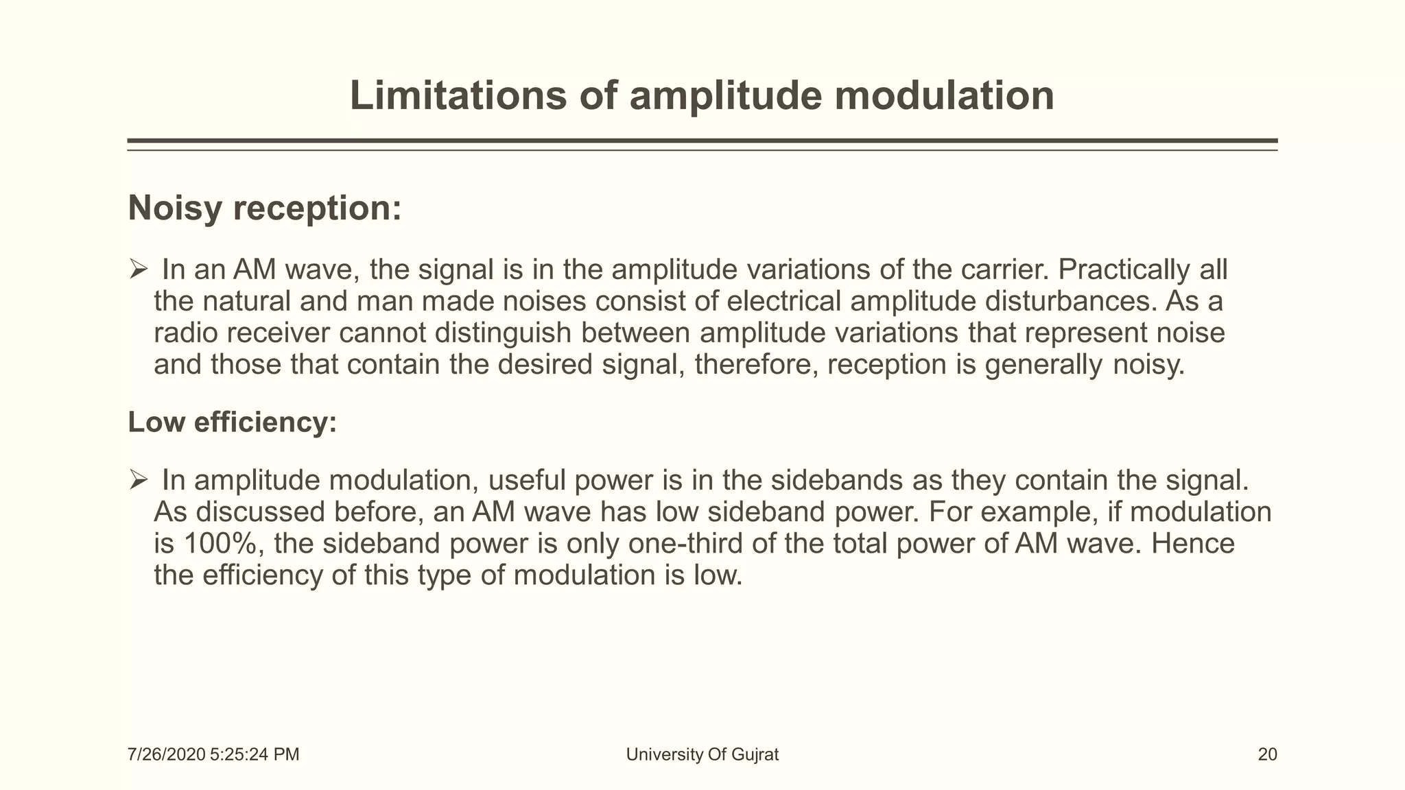 Modulation and its basic types | PDF