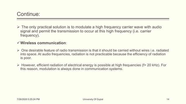 Modulation and its basic types | PDF | Digital Audio | Computer ...