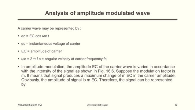 Modulation and its basic types | PDF | Digital Audio | Computer ...