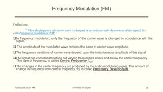 Modulation and its basic types | PDF
