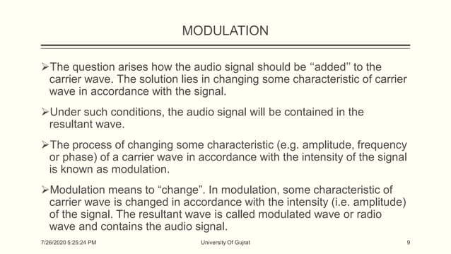 Modulation and its basic types | PDF | Digital Audio | Computer ...