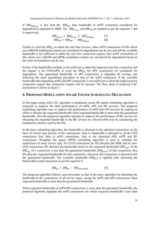 Modulation aware connection admission control and uplink scheduling algorithm for wimax networks ...