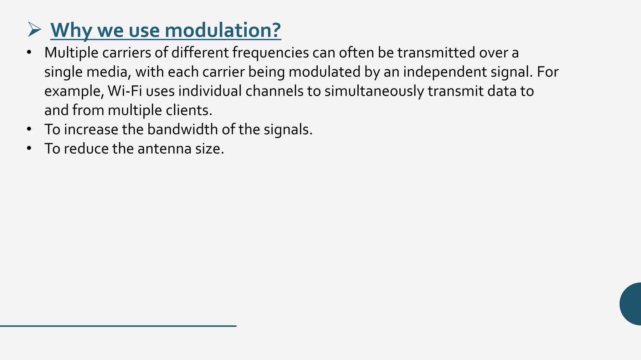 Modulation demodulation assignment | PPTX