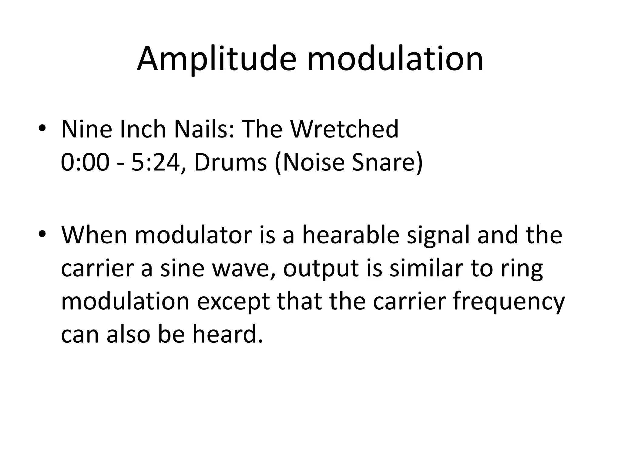 Modulation Techniques Ppt