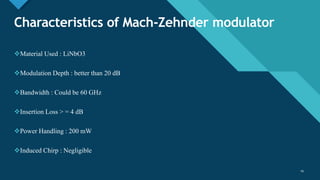 Modulation formats : Direct and External Modulation | PPTX