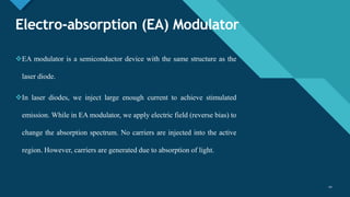 Modulation formats : Direct and External Modulation | PPTX