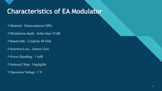Modulation formats : Direct and External Modulation | PPTX