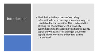 Modulation in telecommunication | PPT