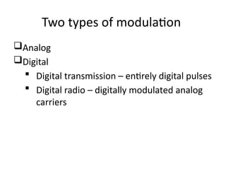 Modulation - Introduction to Analog Modulation.pptx